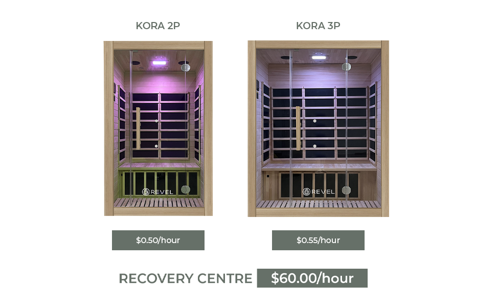 Revel Kora 3 Person Far Infrared Sauna - Revel Saunas
