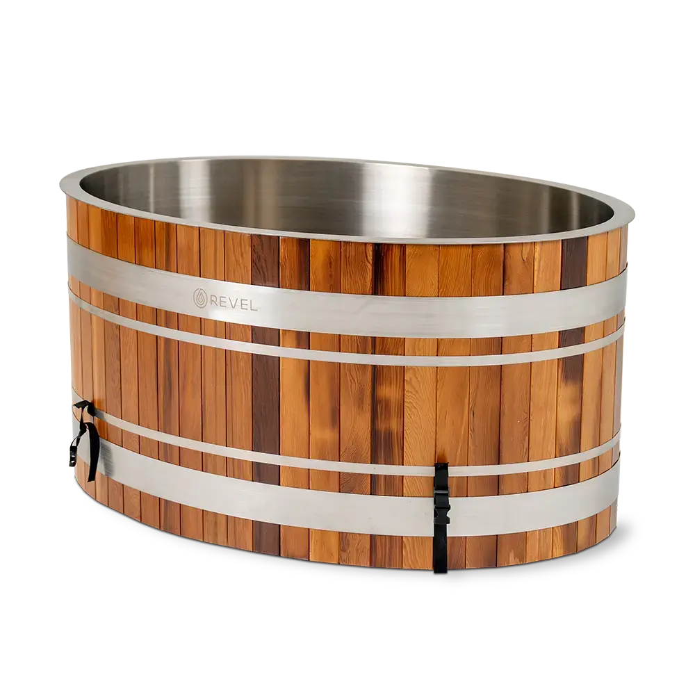 Revel Glacier Solo – Premium Cedar Ice Bath | Revel Saunas